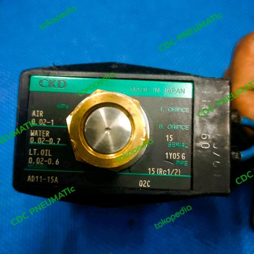 Jual solenoid valve CKD AB11-15A - Jakarta Barat - CDC PNEUMATIc ...