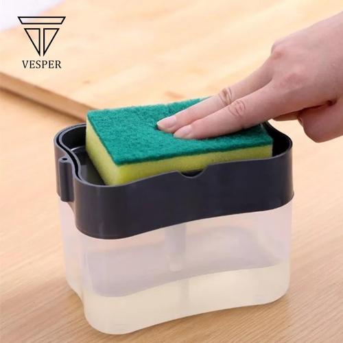 Promo soap dispenser liquid automatic sponge / box spons otomatis ...
