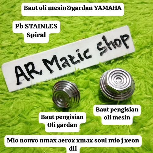 Jual baut OLI STAINLESS mesin matic all YAMAHA pengisian oli mesin ... Jual baut OLI STAINLESS mesin matic all YAMAHA pengisian oli mesin ...