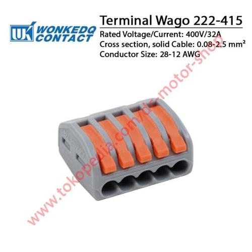 Jual Connector Cable Clamp 5 Pin Terminal Konektor Kabel Skun - Jakarta ...