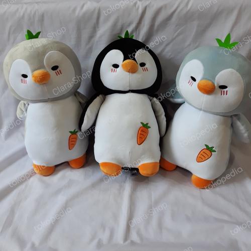 Jual Boneka Pinguin Fumio Cute Empuk Boneka Penguin Plush Toys Miniso ...