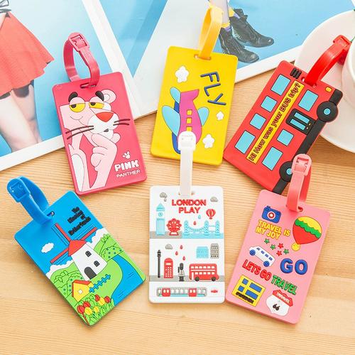 Jual Name Tag Rubber Karakter Lucu Tas Sekolah Anak Koper Luggage Tag ...