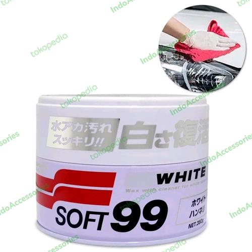 Jual SOFT99 WHITE SOFT WAX PASTA 350G 100% ORIGINAL MADE IN JAPAN ...
