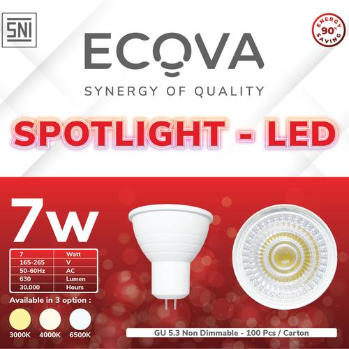Jual Lampu Spotlight LED Mr16 ( 3w / 5w / 7w ) Ecova - 3w Putih - Kota ...