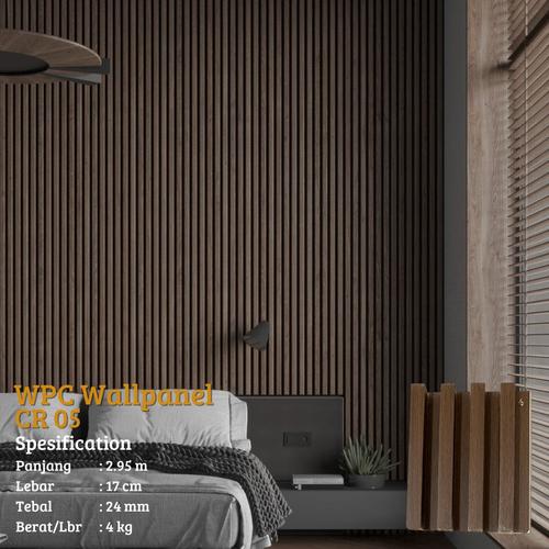 Jual WPC Wallpanel Backdrop TV minimalis - harga perlembar - CR 05 ...