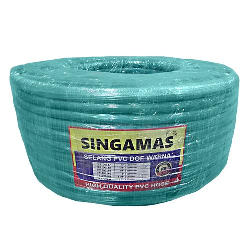 Promo SINGAMAS Selang Air PVC Dof Warna Hijau 5/8 Inch x 100 Meter ...