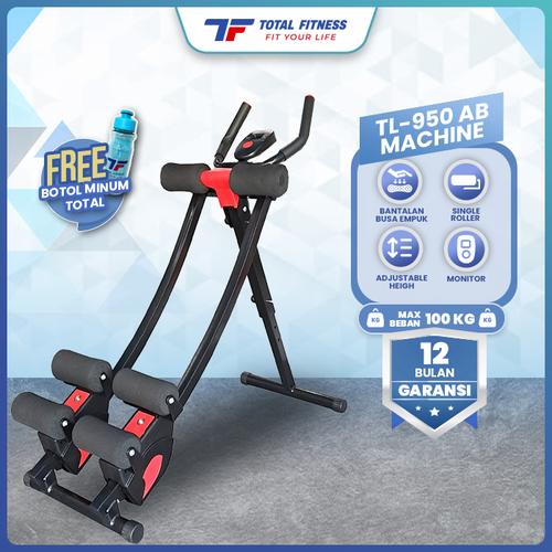 Promo TOTAL FITNESS AB Coaster Machine Alat Olahraga Latihan Perut Tl ...