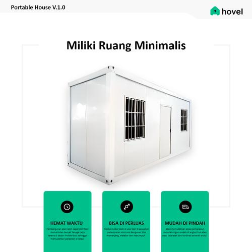 Jual Rumah container 20 feet container office rumah minimalis - Kab ...