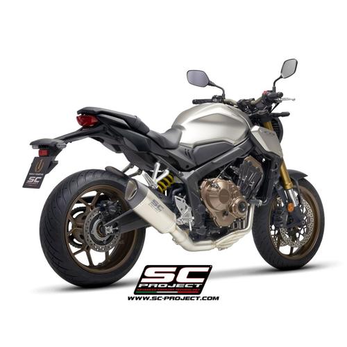 Jual Knalpot SC Project Stainless SC1-R Titanium Honda CB650R Full ...