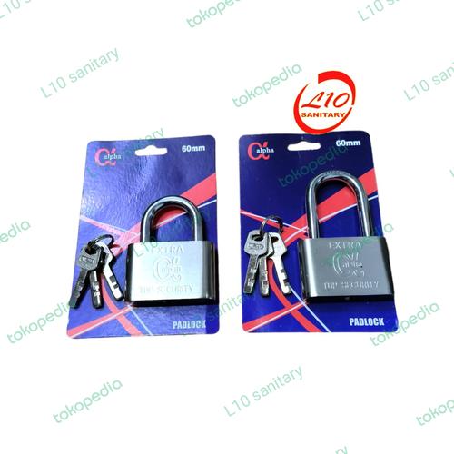 Jual Gembok Nekel MURAH 60 mm / Gembok Pagar Besar 60mm - 60 PENDEK ...