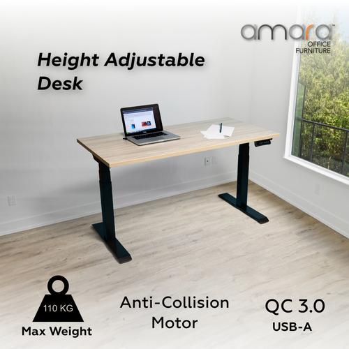 Promo Meja Ergonomis: Dual Motor Height Adjustable Desk - Cherry - Kota ...
