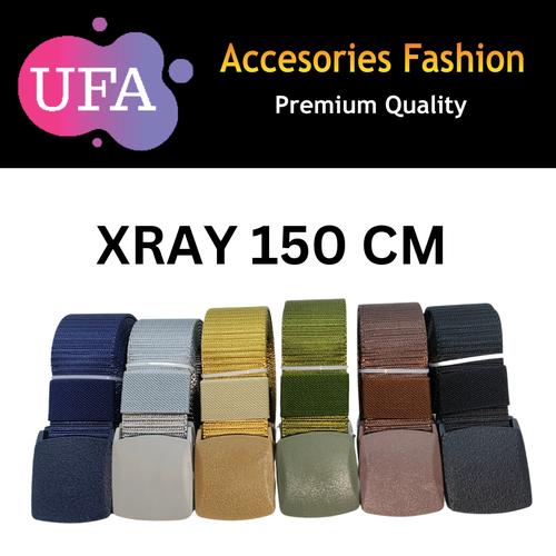 Jual Gesper Belt Sabuk Ikat Pinggang Pria Plastik UFA Canvas Xray ...