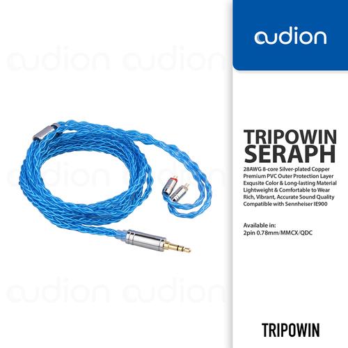 Jual TRIPOWIN SERAPH 28AWG 8-core Silver-plated Copper IEM Upgrade Cable - 2pin 0.78, 3.5mm ...