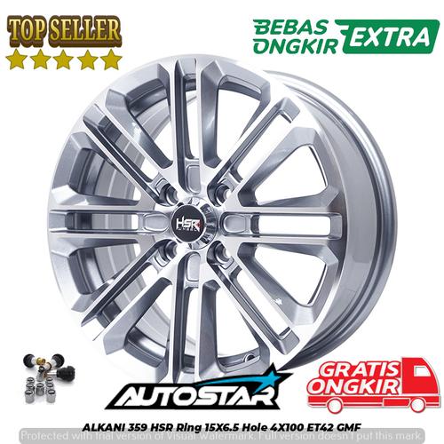 Jual VELG HSR ALKANI R15 BUAT MOBIL Mitsubishi ( Lancer, Mirage ...