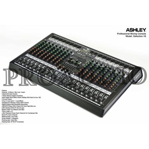 Jual MIXER ASHLEY SELECTION 16 SELECTION16 16 CHANNEL SELECTION-16 ...