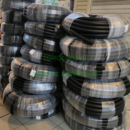 Jual Selang fleksibel Conduit pvc 25mm selang pelindung kabel Belah/Non ...