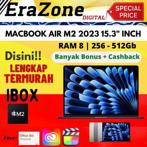 Promo (IBox) Apple MacBook Air M2 15" Inch 2023 2024 SSD 256GB RAM 8GB ...