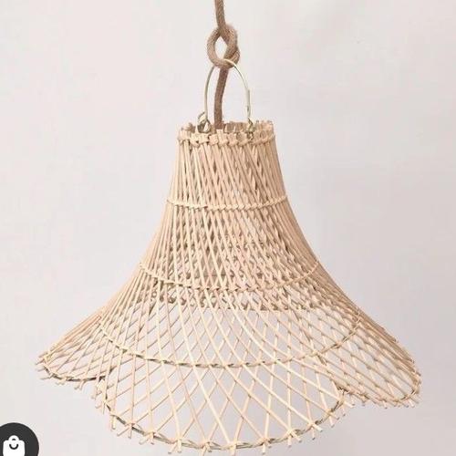 Jual Kap Lampu Gantung Rotan | Rattan Pendant Light | Lampu Rotan KL124 ...