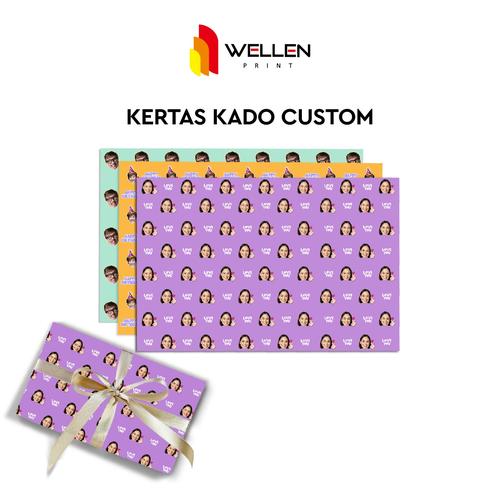 Jual WELLEN PRINT - Cetak Kertas Kado Custom Foto Muka dan Tulisan ...