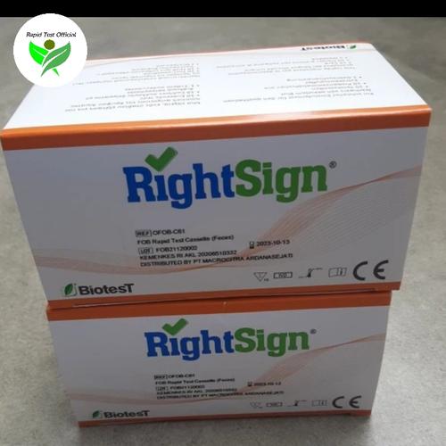 Jual Rapid test FOB Rightsign Cassette - Kota Tangerang Selatan - Rapid ...