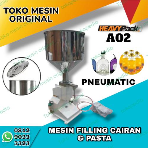 Jual Mesin Pengisi Cairan Pasta Filling Filler A02 PNEUMATIC HEAVYPACK ...