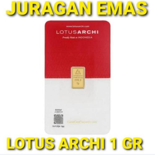 Jual emas logam mulia lm lotusarchi lotus archi 1 gr gram - Jakarta ...