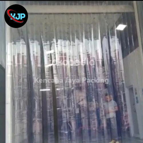 Jual tirai PVC curtain bening/L.120cm x T.120cm(plastik PVC curtain ...