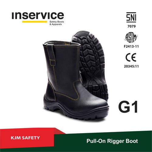 Jual Inservice Safety Shoes G1 Pull-On Rigger Boot - 39 - Kota Batam ...
