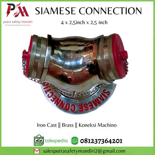 Jual SIAMESE CONNECTION MACHINO 4"x2.5"x2,5" SISTEM KONEKSI TERMINAL ...