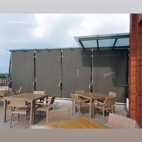 Jual Roller Blind indoor / Outdoor Sharp Point Fabrics By Serge Ferarri ...