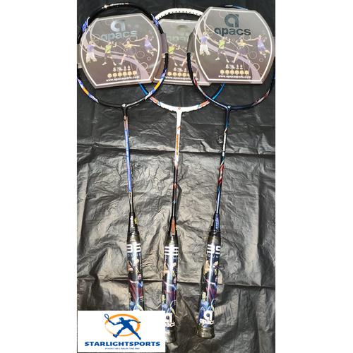 Jual Raket Badminton Apacs NEW COMMANDER 30 60 80 NEW 35 LBS FREE GRIP ...