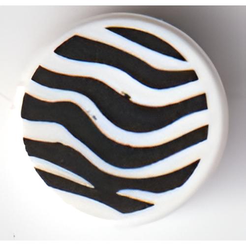 Jual LEGO 98138pb237 Tile Round 1x1 with Black Zebra Stripes - Kota ...