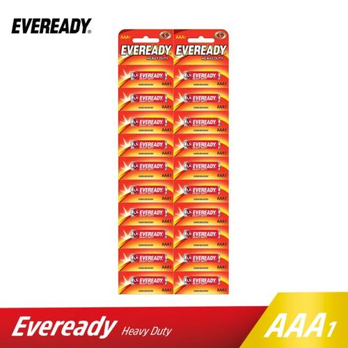 Jual Batre Battery Eveready AAA A3 1.5v Heavy Duty Merah Isi 1 Pcs ...