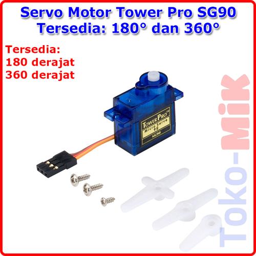 Jual TOWERPRO SG90 MICRO SERVO MOTOR SG90 MOTOR SERVO SG 90 - Jakarta ...