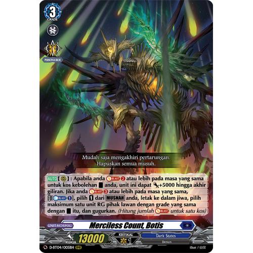 Jual Merciless Count, Botis (RRR) | D-BT04 | Bahasa Vanguard - Jakarta Barat - Carttu | Tokopedia