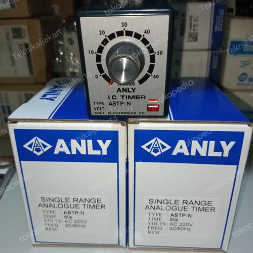 Jual Single Range Analogue Timer ANLY ASTP-N 60S AC220V - Jakarta Barat ...
