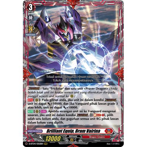 Jual Brilliant Equip, Bram Vairina (RRR) | D-BT04 | Bahasa Vanguard - Jakarta Barat - Carttu ...