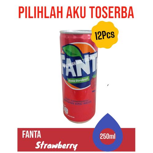 Jual Fanta Strawberry KALENG CAN 250 ml - ( HARGA 12 Kaleng ) - Jakarta ...