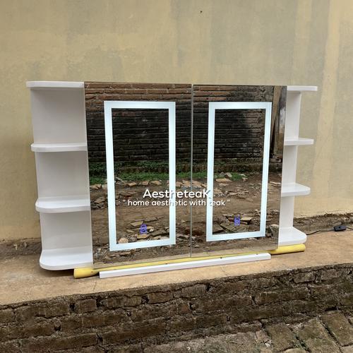Jual RAK CERMIN WASTAFEL KAMAR MANDI LAMPU LED TOUCH SCREEN - Kab ...