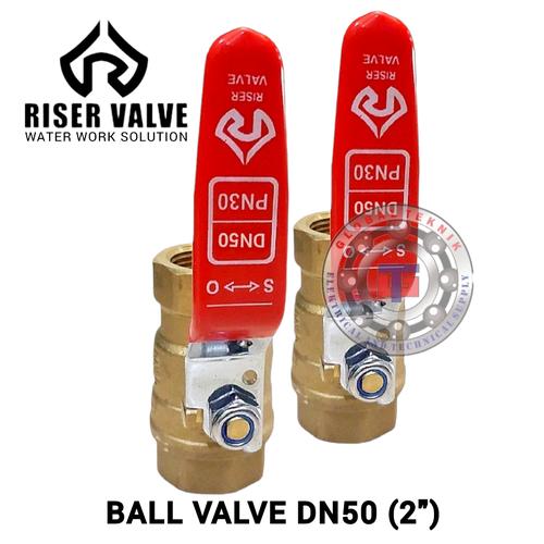 Jual Ball Valve Riser 2" pn30 Kuningan-Ball Valve Brass pn30 2 inch ...