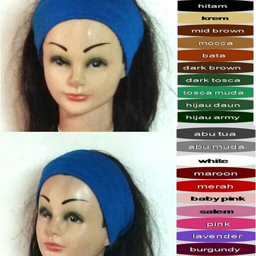 Jual Bando Kain Lebar Headband Polos - Kab. Sidoarjo - omma shop ...