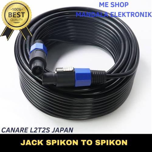Jual Kabel Speaker Audio Jack Spikon To Spikon Berkualitas - 1 METER ...