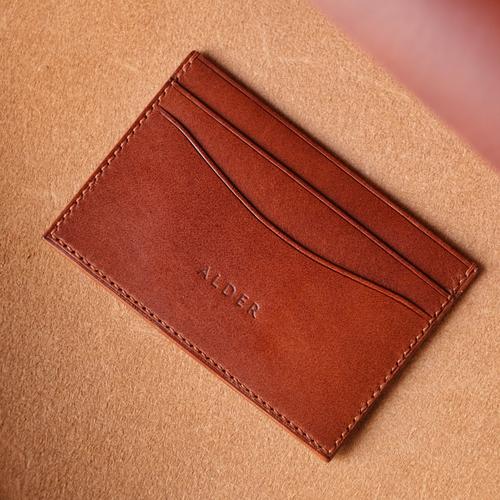 Jual ALDER - 4 Pockets Full Buttero Leather Signature Card Holder ...