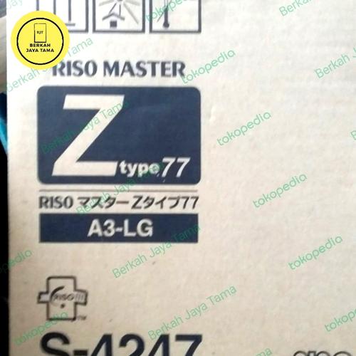 Jual master riso tipe Z/ EZ/RZ/F11 77 ukuramA3 220 meter s2427 asli ...