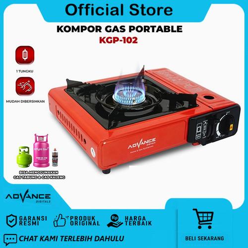 Jual Advance Kompor Gas Portable 2in1 (Kaleng/LPG) KGP-102 - OMICKO ...