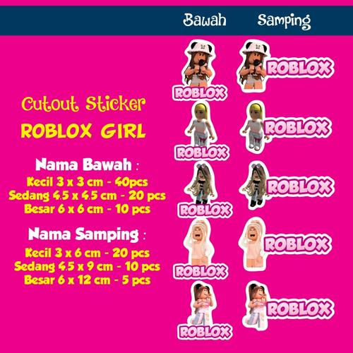 Jual STIKER LABEL NAMA TAHAN AIR / STICKER WATERPROOF CUTOUT - ROBLOX ...