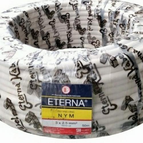 Jual Kabel NYM 3 x 2 5 ETERNA Cable TEMBAGA Kawat 3 x 2 5 50m Meter ...