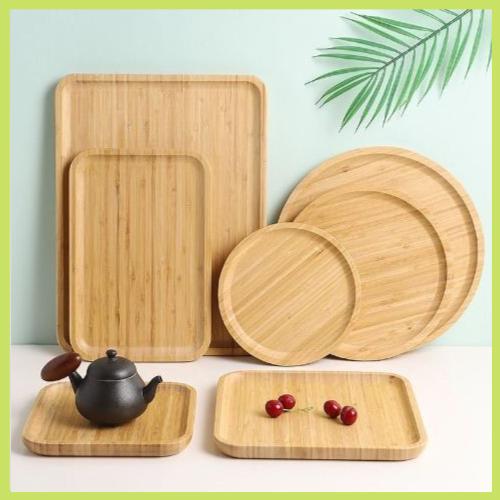 Promo Alas Pot Tanaman Bunga Tatakan Gelas Baki Nampan Kayu Multifungsi ...