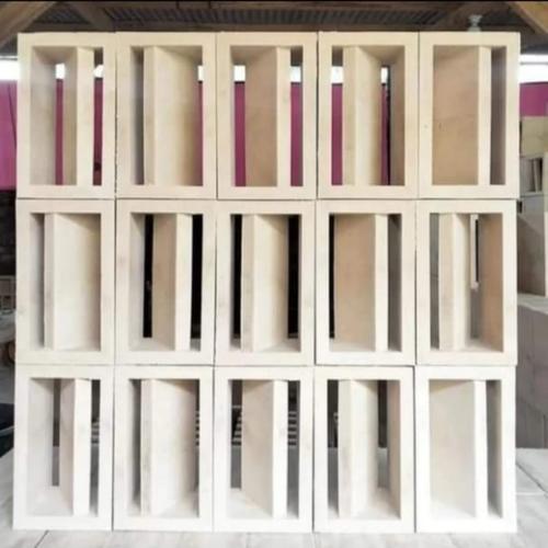 Jual Roster beton minimalis modern Motif nako 15x30 - Abu-abu - Kab ...