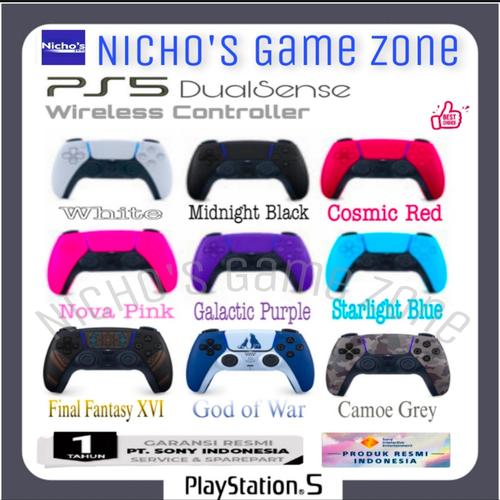 Jual Joy Stick PS5 DualSense Wireless Controller - White Indo - Jakarta ...